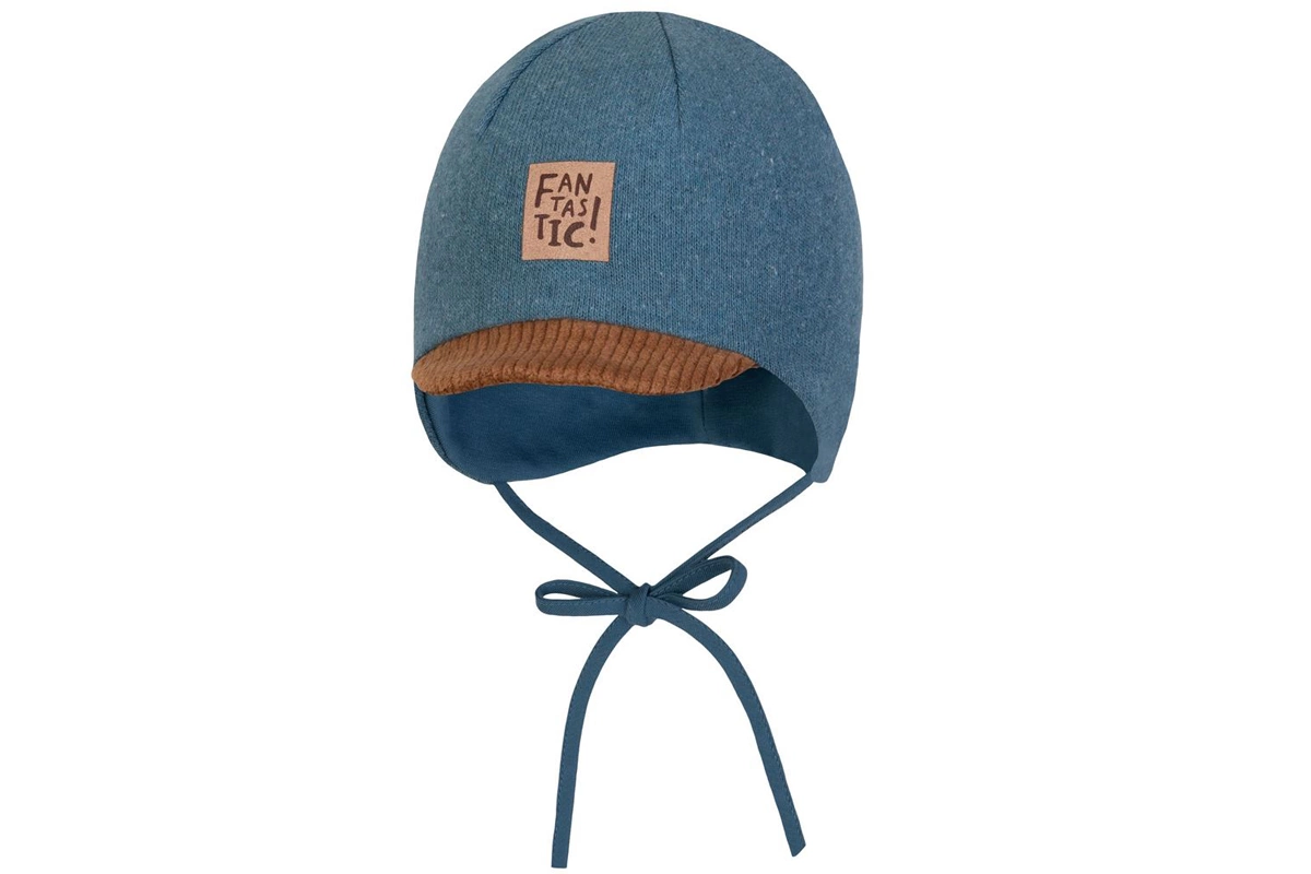 Super-Czapki - BROEL GUNTER czapka pilotka wiązana dla chłopca jeans ...